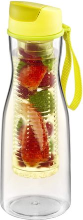 Tescoma Trinkflasche mit Fruchteinsatz Purity 0.7 L, Kunststoff, Gelb, 27 x 10 x 8.3 cm