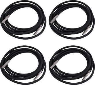 NUOBESTY 4 Stück Teiliges Elastische Ersatzseile für Liegestuhl und Strandliege Robustes Material Guter Halt Verschiedene Längen Passend für Relax Klappstühle 