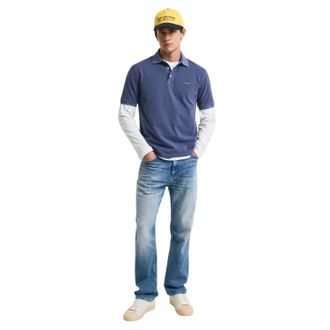 GANT Poloshirt f&uuml;r Herren, Sonne Verblasst, Piqu&eacute; (Marine)