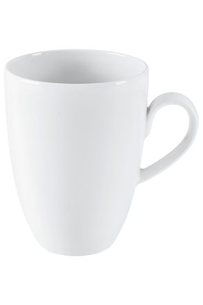 SELTMANN WEIDEN Kaffeebecher Zoe Fine Diamond, Wei&szlig;, Keramik, Uni, 370 ml, Kaffee & Tee, Tassen, Kaffeebecher