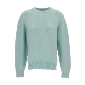 Barrie Rundhals-Strickpullover - - Knitwear - Damen - Blau - M