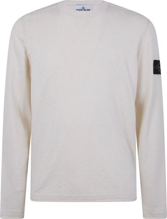 Stone Island Homme, Pulls, Beige, Taille: M Pulls &agrave; col rond