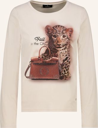 Monari Monari Longsleeve Mit Schmucksteinen weiss