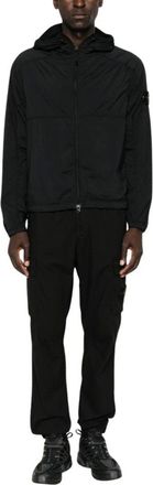 Stone Island Veste &agrave; capuche Ultralight Nylon Stretch-TC - Homme - Sport - Noir - Taille: 2XL