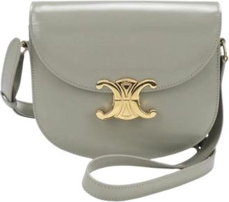 Celine Sac bandouli&egrave;re vintage Pre-owned - Femme - Pre-owned - Gris - Taille: ONE Size