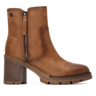 Refresh Bottines Femme Camel - Chaussures confortables et polyvalentes - Mode d&eacute;contract&eacute;e - Mod&egrave;le 17297001 (Taille40)