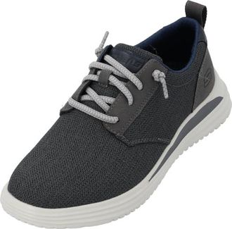 Skechers Homme Proven Gladwin Walking-Shoes, Charcoal Mesh, 45 EU