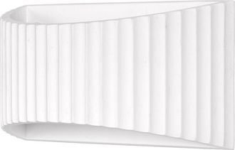 Osram Decor Plaster Band Flat Applique murale décorative en plâtre, 290 mm, avec culot E27, IP20, blanc