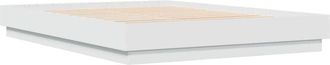 vidaXL Cadre de lit blanc 160x200 cm bois dingénierie - Vidaxl