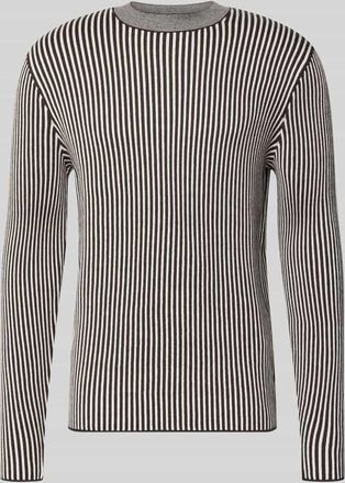 A|X Armani Exchange Regular Fit Strickpullover aus Schurwolle-Mix mit Streifenmuster