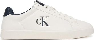 Calvin Klein Sneakers 3 Cupsole Derby Pu Smo HM0HM02458 Wei&szlig;