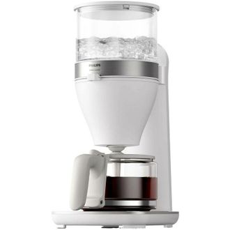 Philips Home Caf&eacute; Gourmet HD5416/00 Cafeti&egrave;re blanc Nombre de tasse=15 verseuse en verre X968602