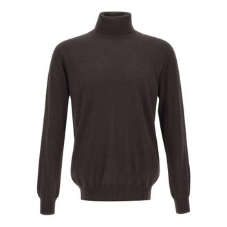 KANGRA Pull &agrave; col roul&eacute; - Homme - Pulls - Brun - Taille: XL