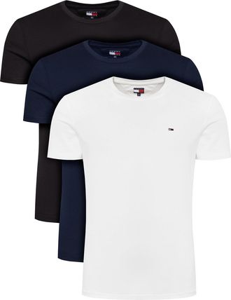 Tommy Jeans T-Shirt-Set DM0DM21579 Bunt Slim Fit