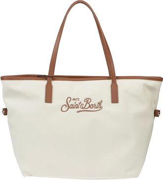 MC2 Saint Barth Femme, Sacs, Beige, Taille: ONE Size Vanity Tote Bag