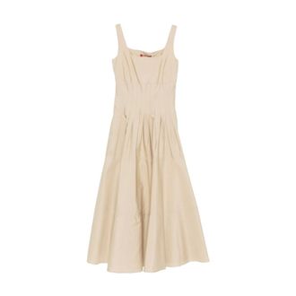 Max Mara Femme, Robes, Beige, Taille: 38 FR Feltre Dress