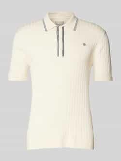 GANT Slim Fit Poloshirt mit Label-Stitching