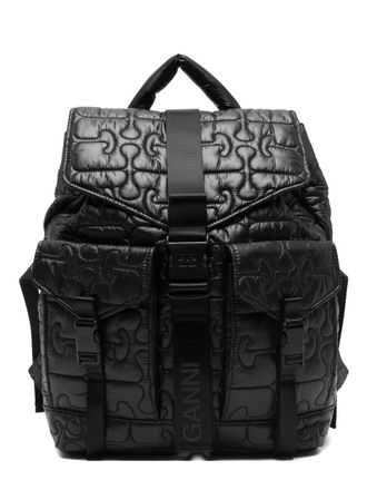 Ganni Re-tech Quilted Backpack