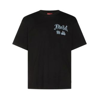 Diesel T-Shirt T-Boxt-Aa2 - Homme - Tops - Noir - Taille: M