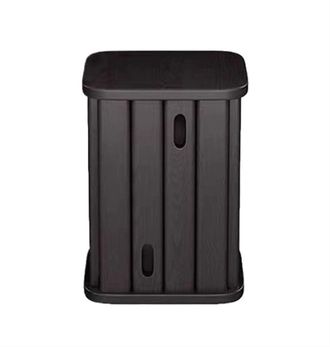 Generic Stapelbare Hocker (4er-Set), robuste und langlebige runde Stapelhocker f&uuml;r platzsparende Aufbewahrung, multifunktionale Massivholzst&uuml;hle f&uuml;r K&uuml;che, Sc