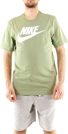 Nike Herren NSW Tee Icon Futura T-Shirt, Grün, XS