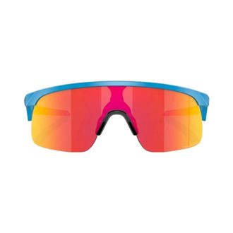 Oakley Jugend Sportliche Sonnenbrille Prizm Ruby Blau - - Accessories - Herren - Blau - ONE SIZE