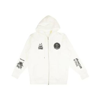 Moncler Herren, Sweatshirts & Hoodies, Wei&szlig;, LGr&ouml;&szlig;e