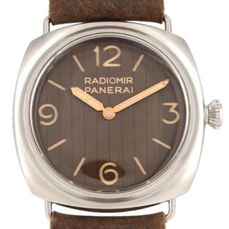Officine Panerai Pre-owned Radiomir Eilean Edelstahl Manuell - - Pre-owned - Herren - Braun - ONE SIZE
