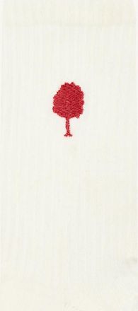 Faguo Chaussettes &eacute;cru et vert coton - SOCKS X1