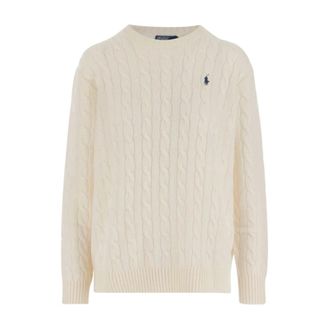 Polo Ralph Lauren Femme, Pulls, Beige, Taille: 40 FR Pull en laine et cachemire