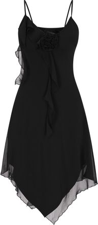 Mymo Kleid Frauen Schwarz