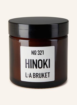 L:A Bruket L:A Bruket Duftkerze Hinoki braun