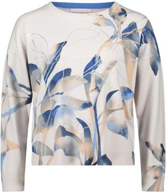 Betty Barclay Strickpullover Damen Strickpullover mit Print (1-tlg)