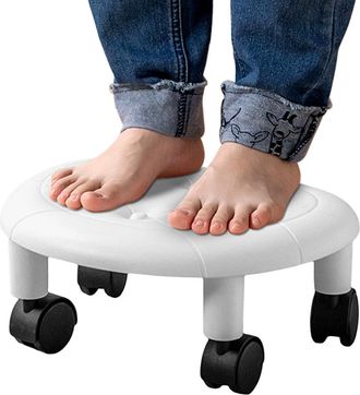 Generico Niedriger Rollstuhl, tragbarer SPA-Sitz, Nagelstudio-Roller, 360 Grad Drehstuhl, Drehhocker mit Rollen f&uuml;r Gesichtsmassage f&uuml;r Sch&ouml;nheitsh&auml;user