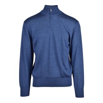 Paul & Shark Pullover mit Rei&szlig;verschluss am Kragen - - Sweatshirts & Hoodies - Herren - Blau - M