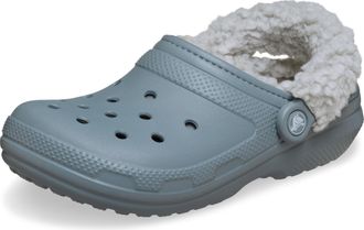 Crocs Herren Classic Fleece Lined Clog Holzschuh, Beton, 47.5 EU