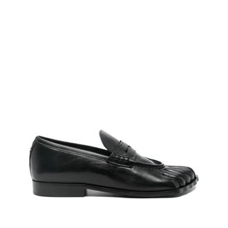 Coperni Schwarze Leder Penny Strap Schuhe - - Shoes - Damen - Schwarzk - 38 EU