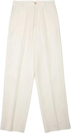 Laneus Homme, Pantalons, Blanc, Taille: L Wide Pantalons