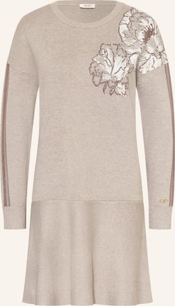 Liu Jo Liu Jo Strickkleid Mit Schmucksteinen Und Glitzergarn braun