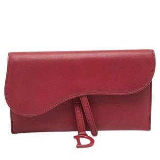 Dior Pre-owned Vintage Geldb&ouml;rse - - Pre-owned - Damen - Rot - ONE SIZE