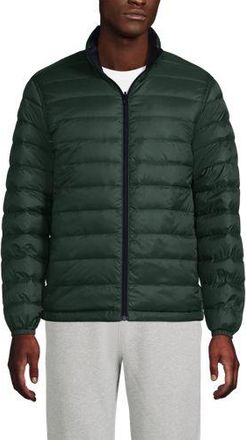 Lands End Wanderweight Daunen-Wendejacke, Herren, Gr&ouml;&szlig;e:60 regular, Schwarz, Nylon, by Lands End