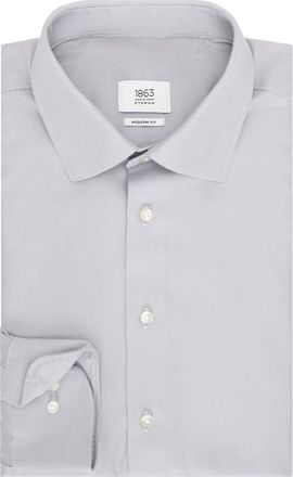 Eterna Twill-Hemd aus Baumwolle mit Kentkragen, Modern Fit in