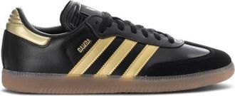 adidas Adidas Samba OG Chaussures de sport pour homme, Noir/Or m&eacute;tallique/Gomme, 11