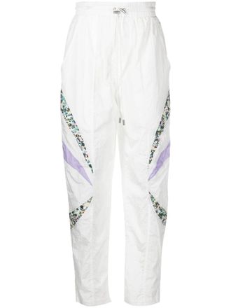 Isabel Marant pantalon Dexton à lien de resserrage - Blanc