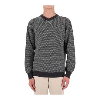 Drumohr Pull &agrave; col en V - Homme - Pulls - Multicolore - Taille: 2XL
