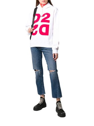 Dsquared2 Womens Logo Hoodie Ss20 W