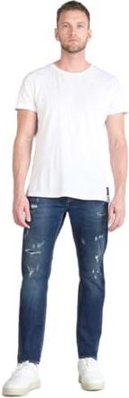 Le Temps Des Cerises Jeans 700/11 Adjusted Nicolay Destroy Bleu N&deg;1