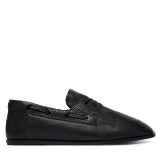 Calvin Klein Halbschuhe Calvin Klein Ess Boatshoe Lth HW0HW03116 Schwarz