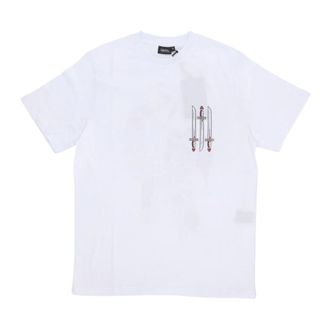 Dolly Noire T-shirt Outline - Homme - Tops - Blanc - Taille: L