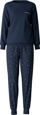 CALIDA Femme, V&ecirc;tements de nuit et de d&eacute;tente, Bleu, Taille: 40 FR Pyjama avec revers